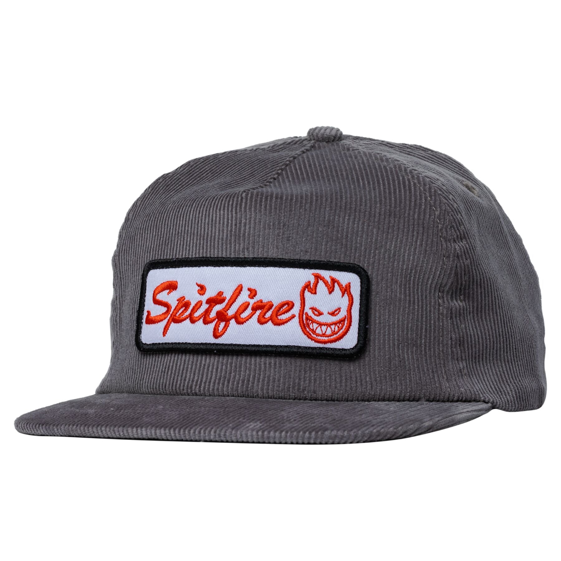 Spitfire Courier Patch Snapback Hat - Charcoal/White