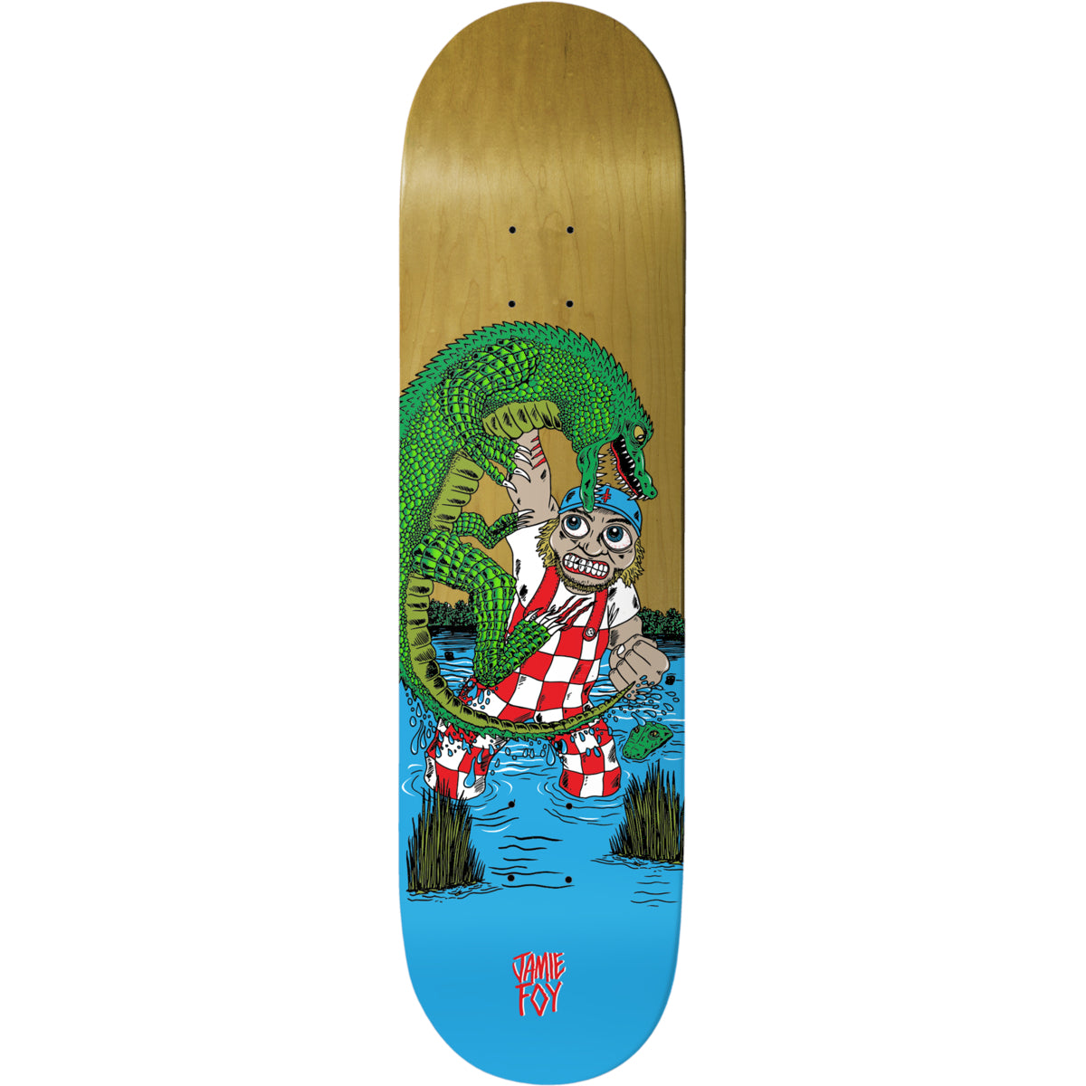 Deathwish Jamie Foy Gator Attack Skateboard Deck
