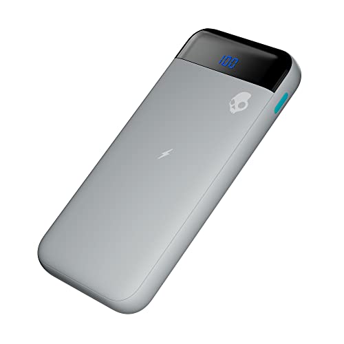 Skullcandy Stash Fuel Portable Power Bank - Light Grey