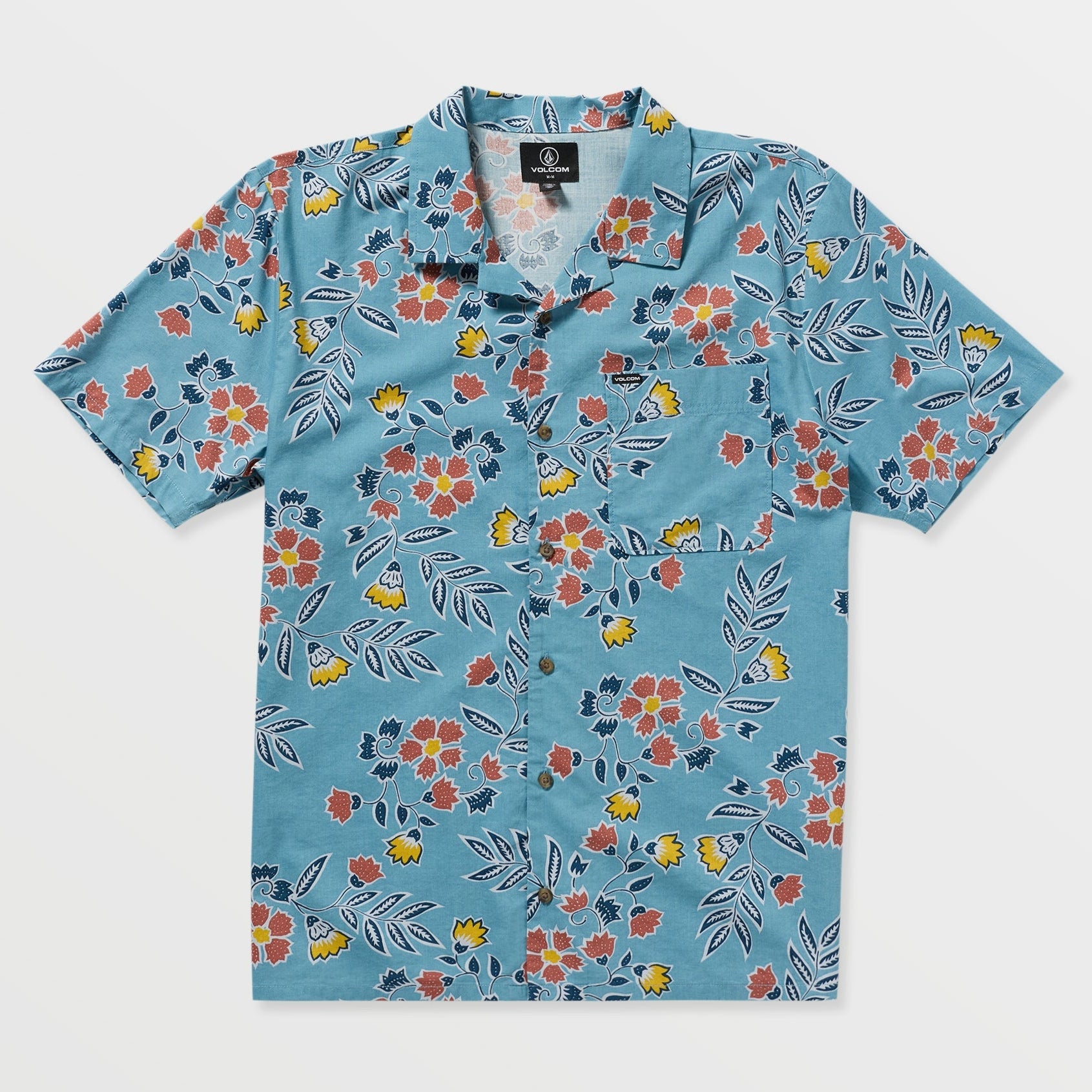 Volcom Offerings Short Sleeve Shirt - Used Blue