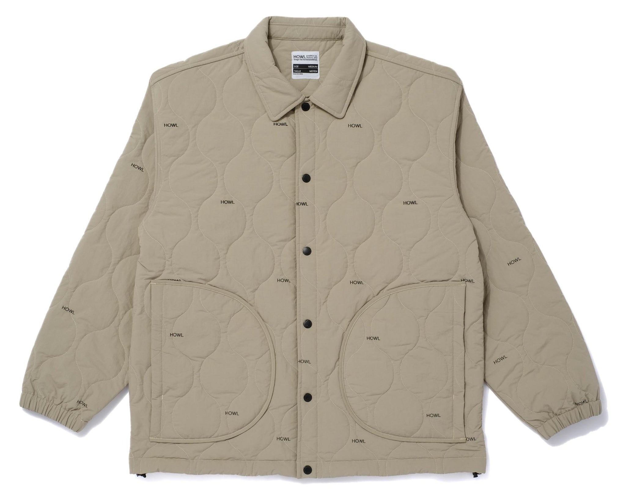 Howl Onion Quilted Jacket - Grey