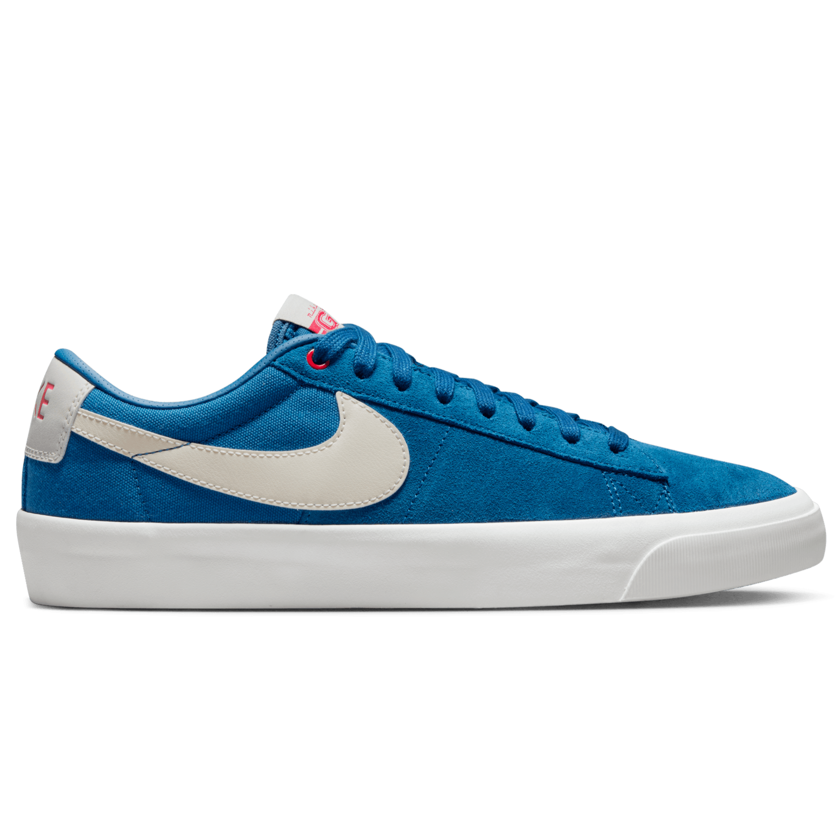 Nike SB Blazer Low Pro GT Skateboard Shoe - Court Blue/LT Orewood BRN-