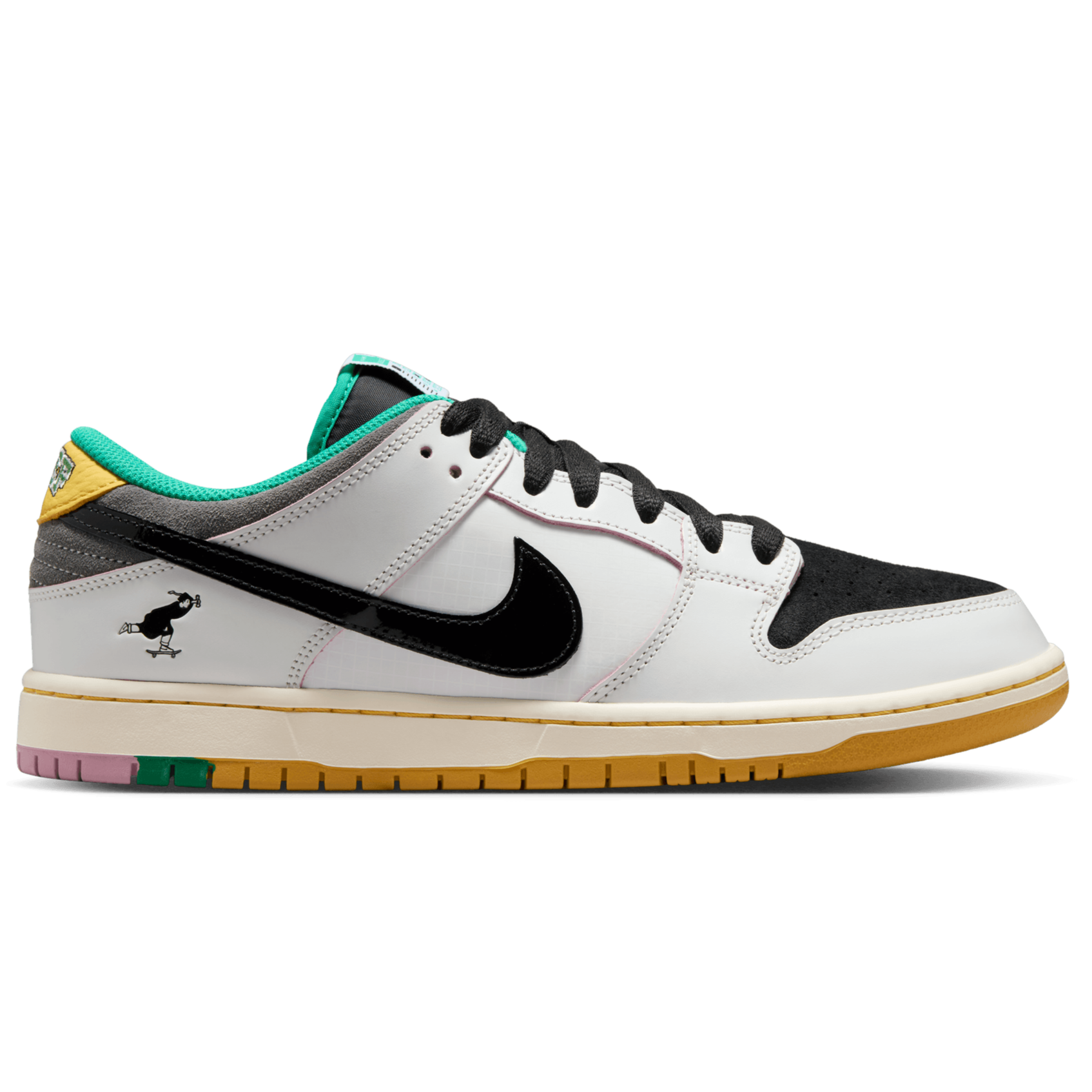Nike SB Dunk Low Pro CSEF QS Skateboard Shoe - Summit White/Black-Whit