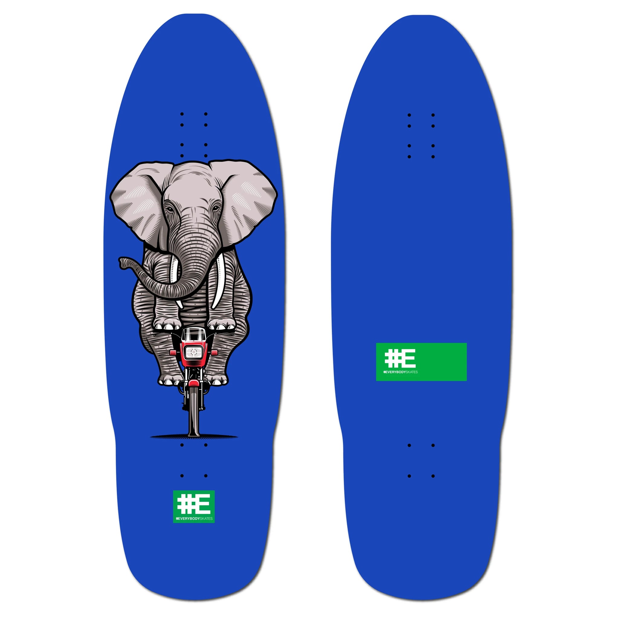 Everybody Skates Big Board Elephant 40" Skateboard Deck