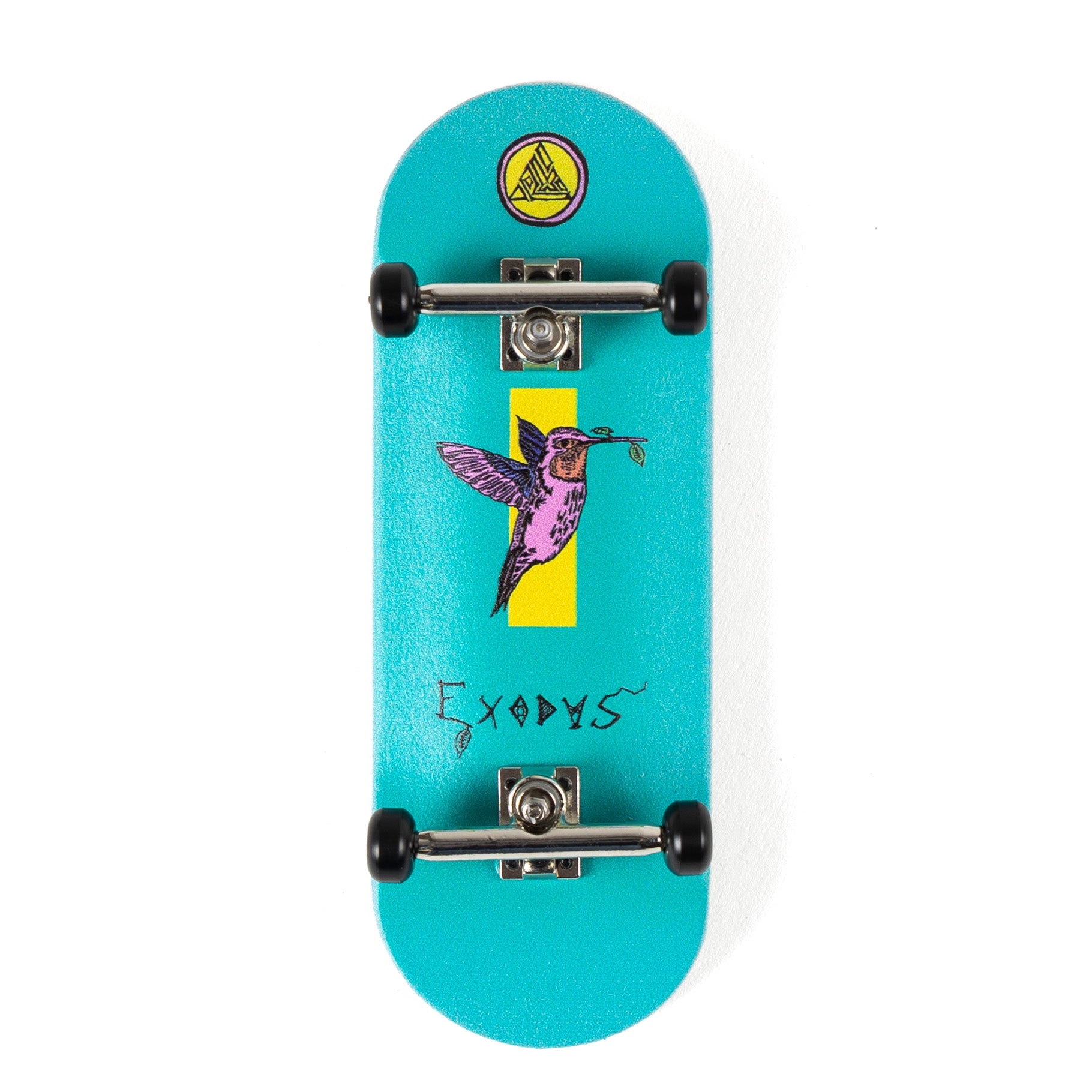 Exodus Deep Concave Anoixi Bird Complete Fingerboard - Teal