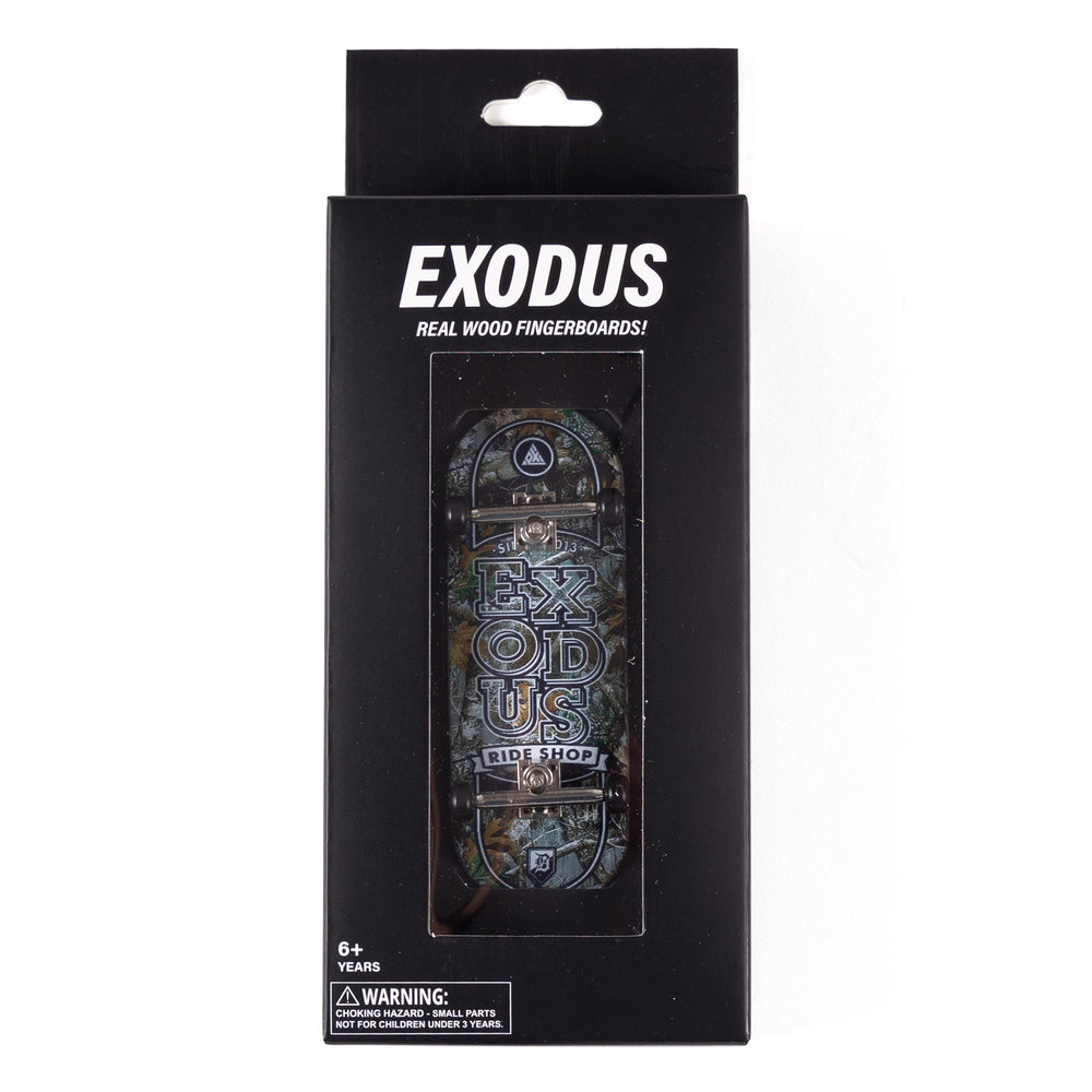 Exodus Deep Concave Stacked Camo Complete Fingerboard