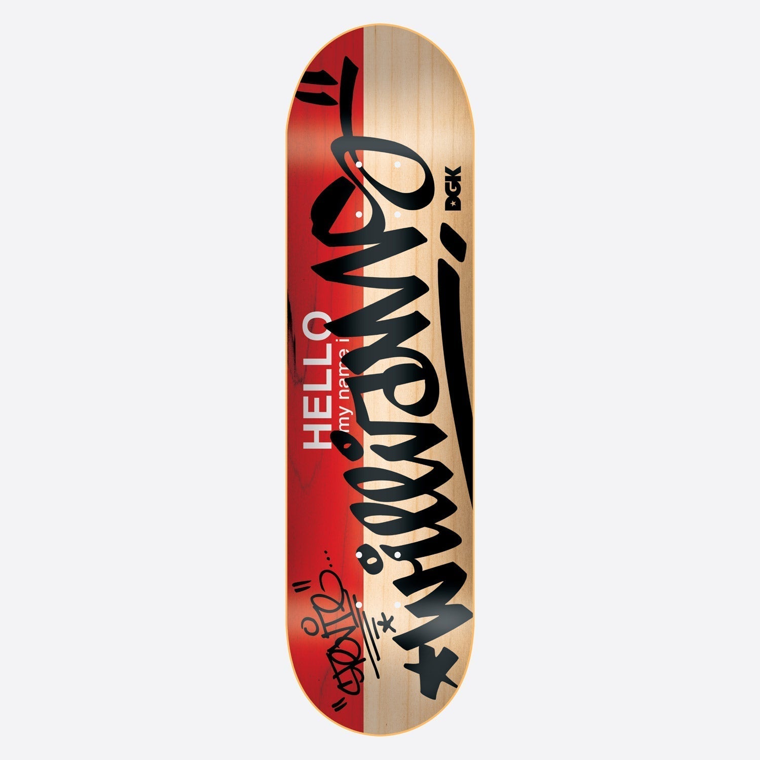 DGK Hello My Name Is Stevie Skateboard Deck