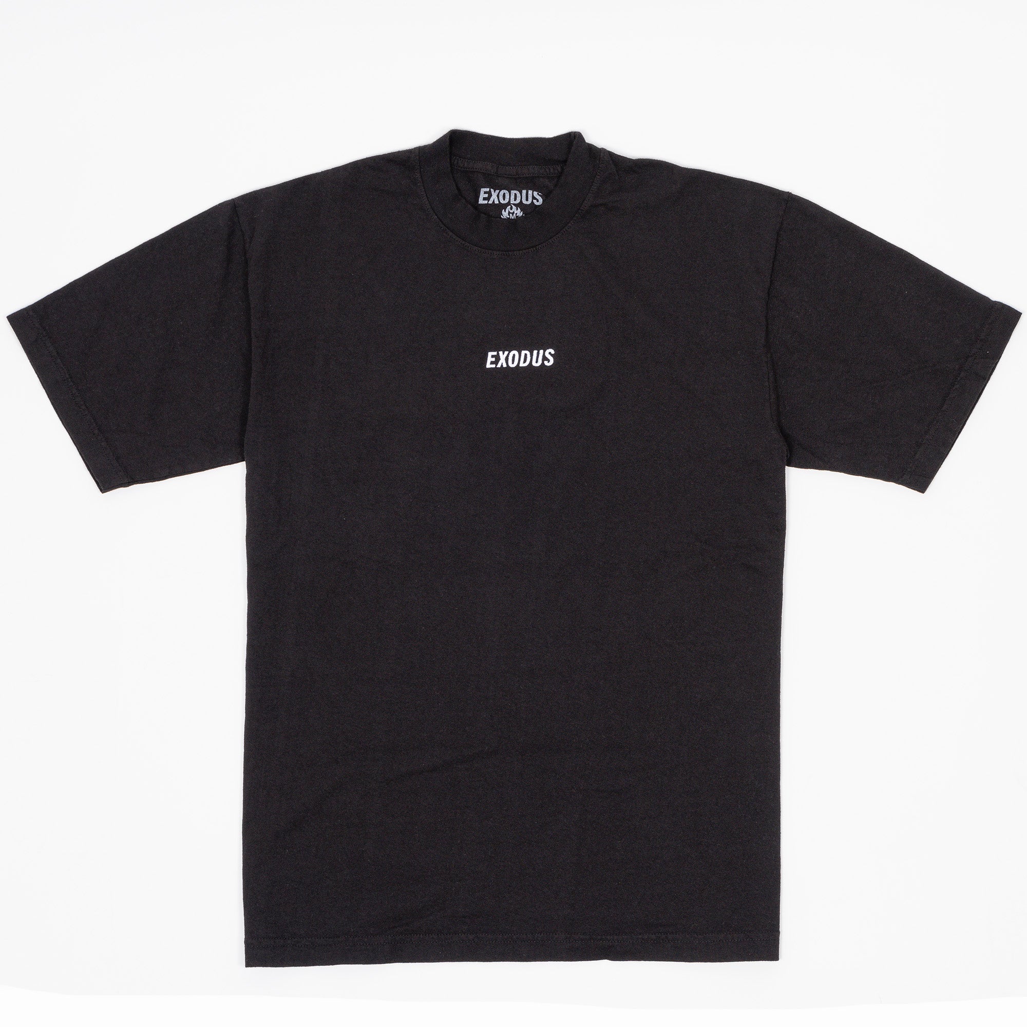 Exodus Bold Embroidered Tee - Black