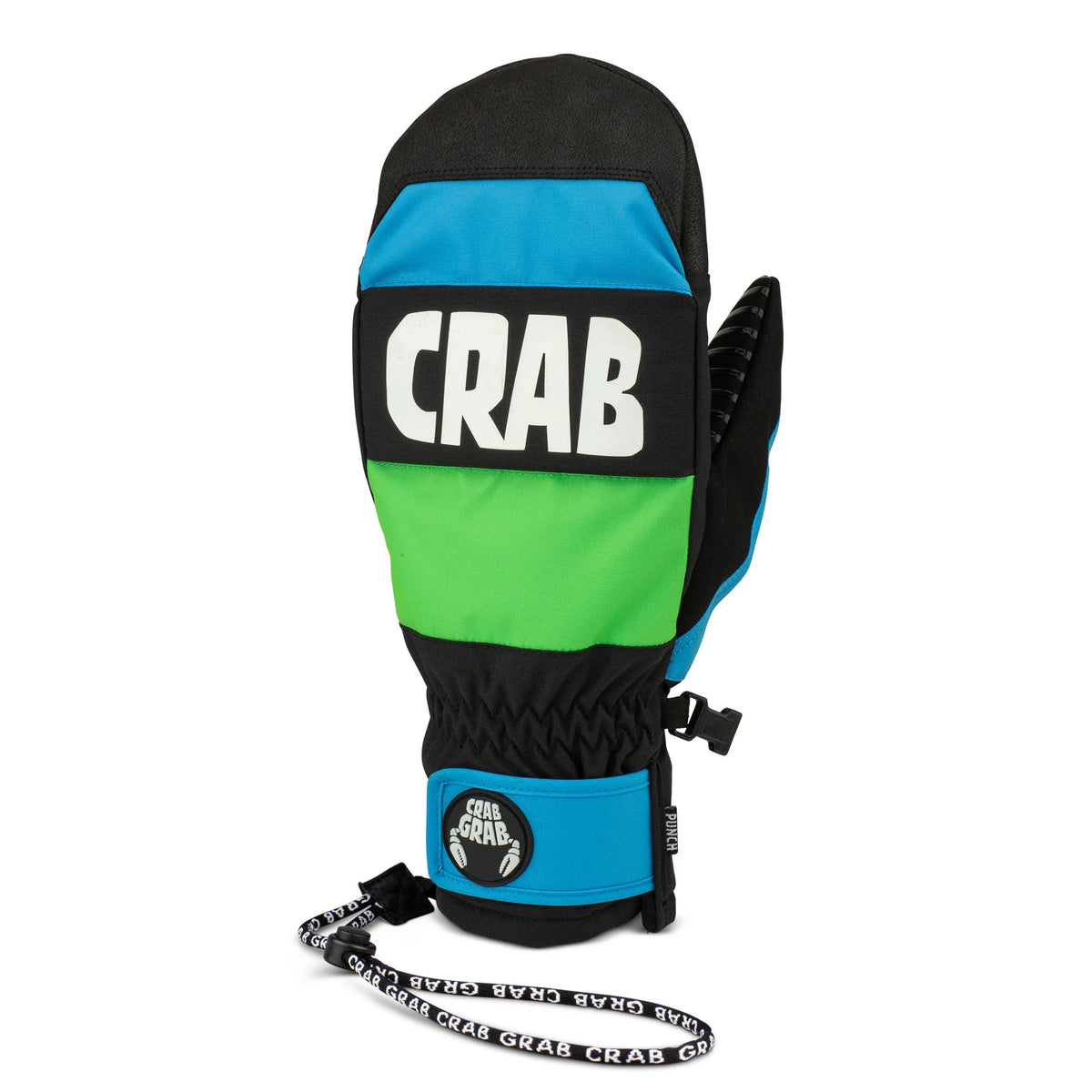 Crab Grab Punch Mitt Snowboard Mittens - Neon