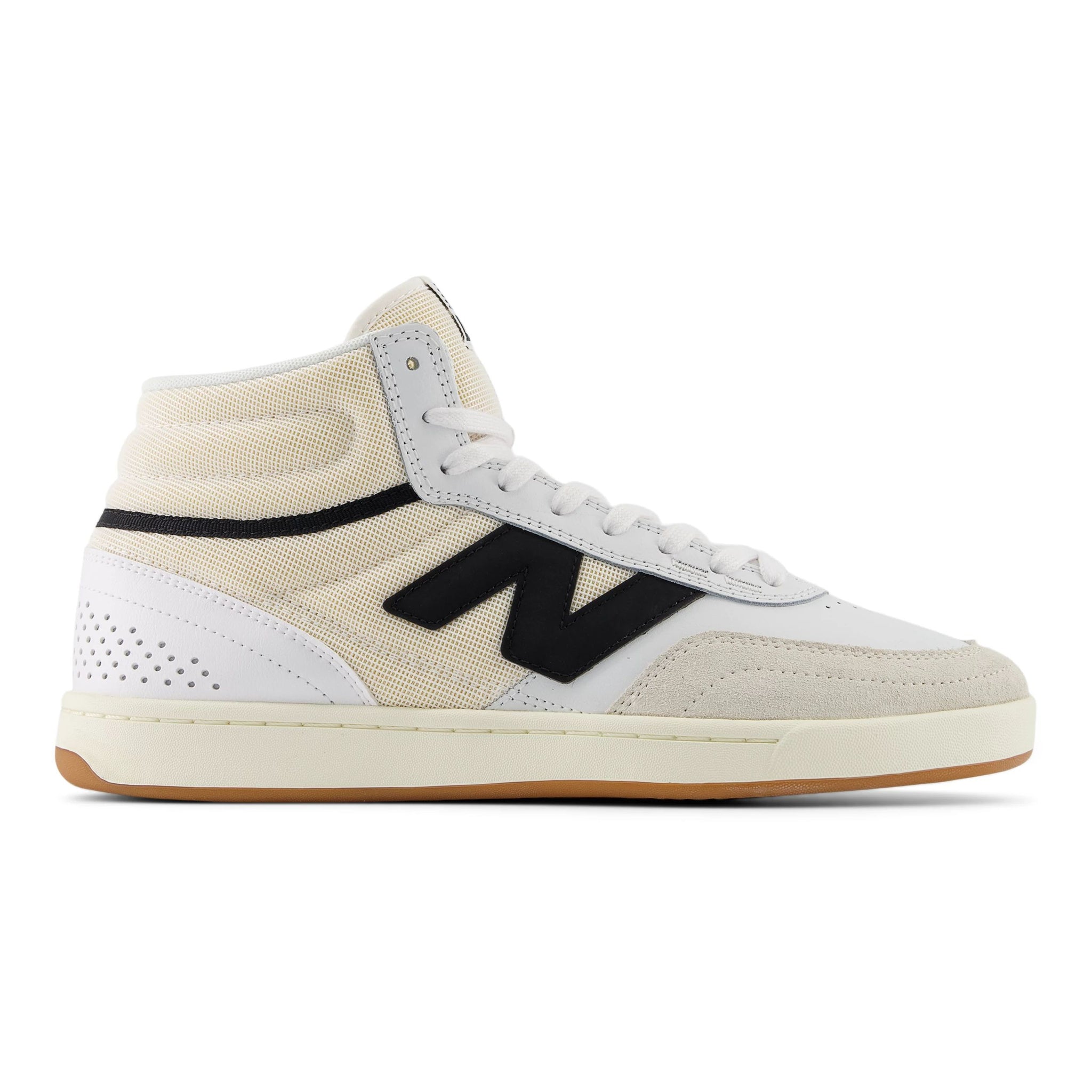 New Balance Numeric 440v2 High Skateboard Shoe - White/Black