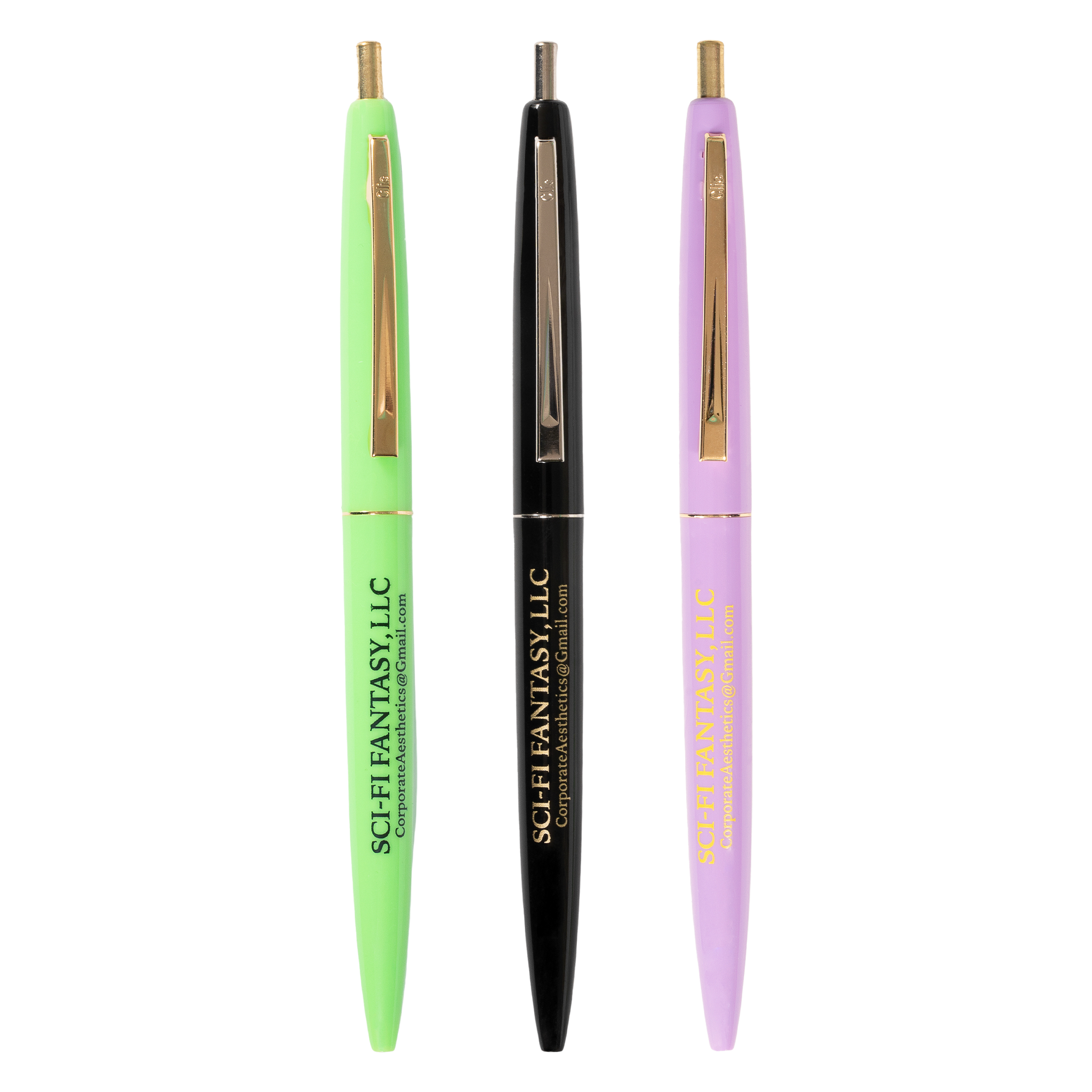 Sci-Fi Fantasy 3 Pack Click Pens