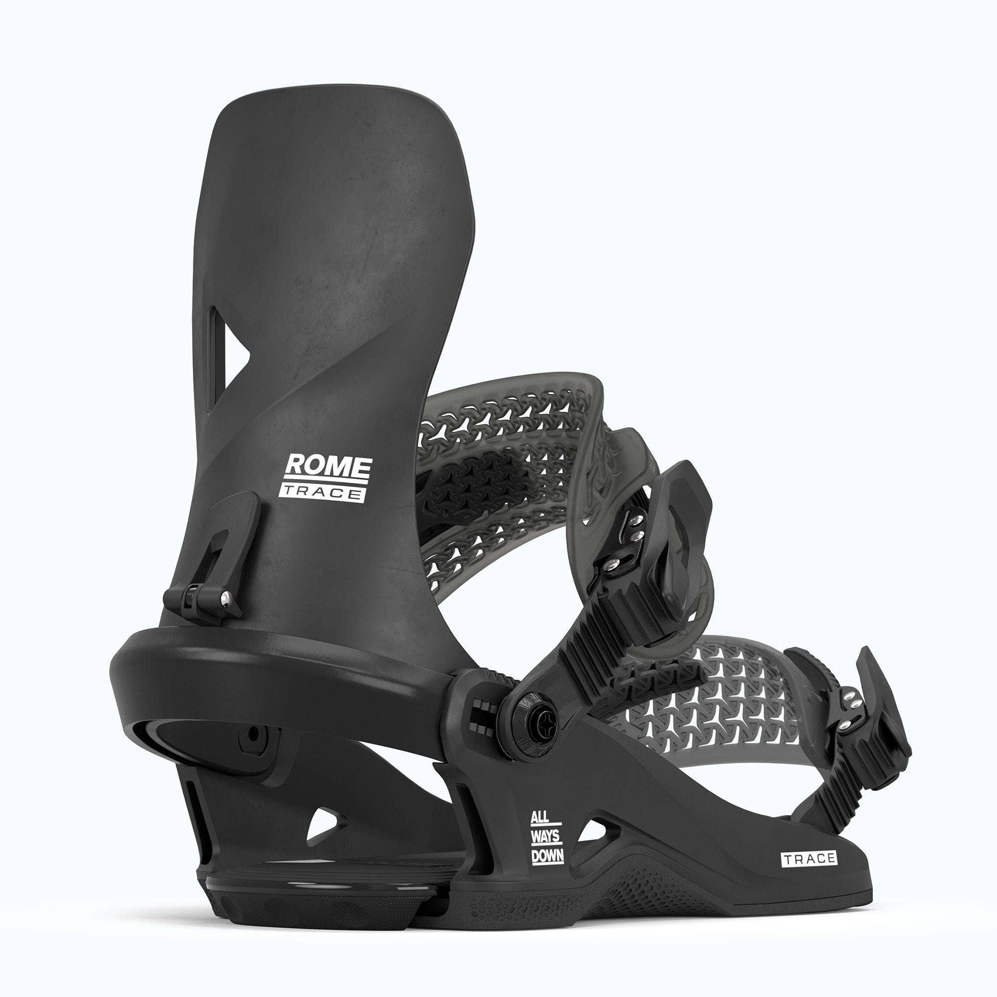 Rome Trace HW Snowboard Bindings 2026 - Black