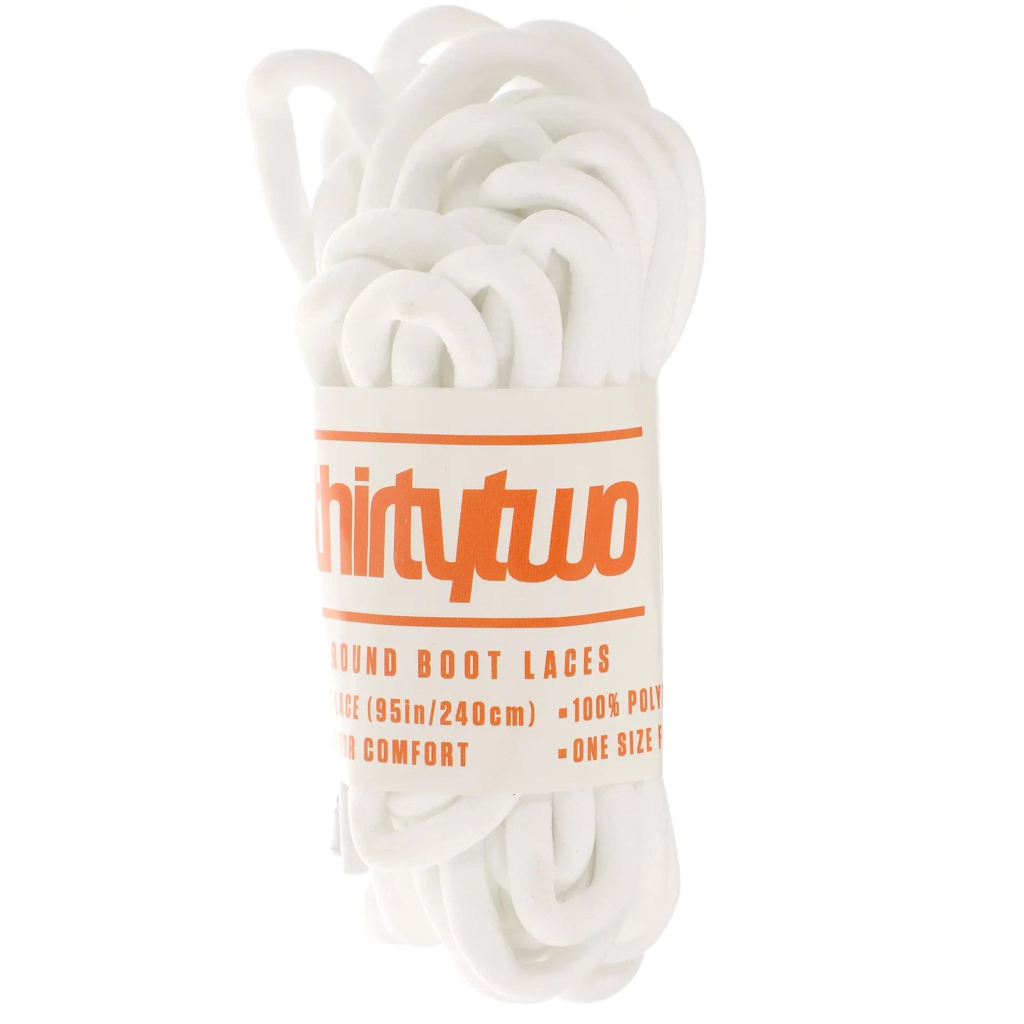 ThirtyTwo White Snowboard Boot Laces