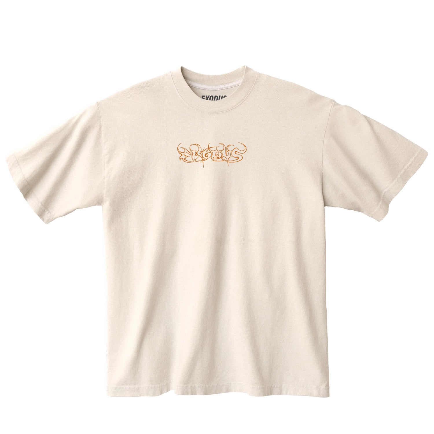Exodus Script Tee - Natural