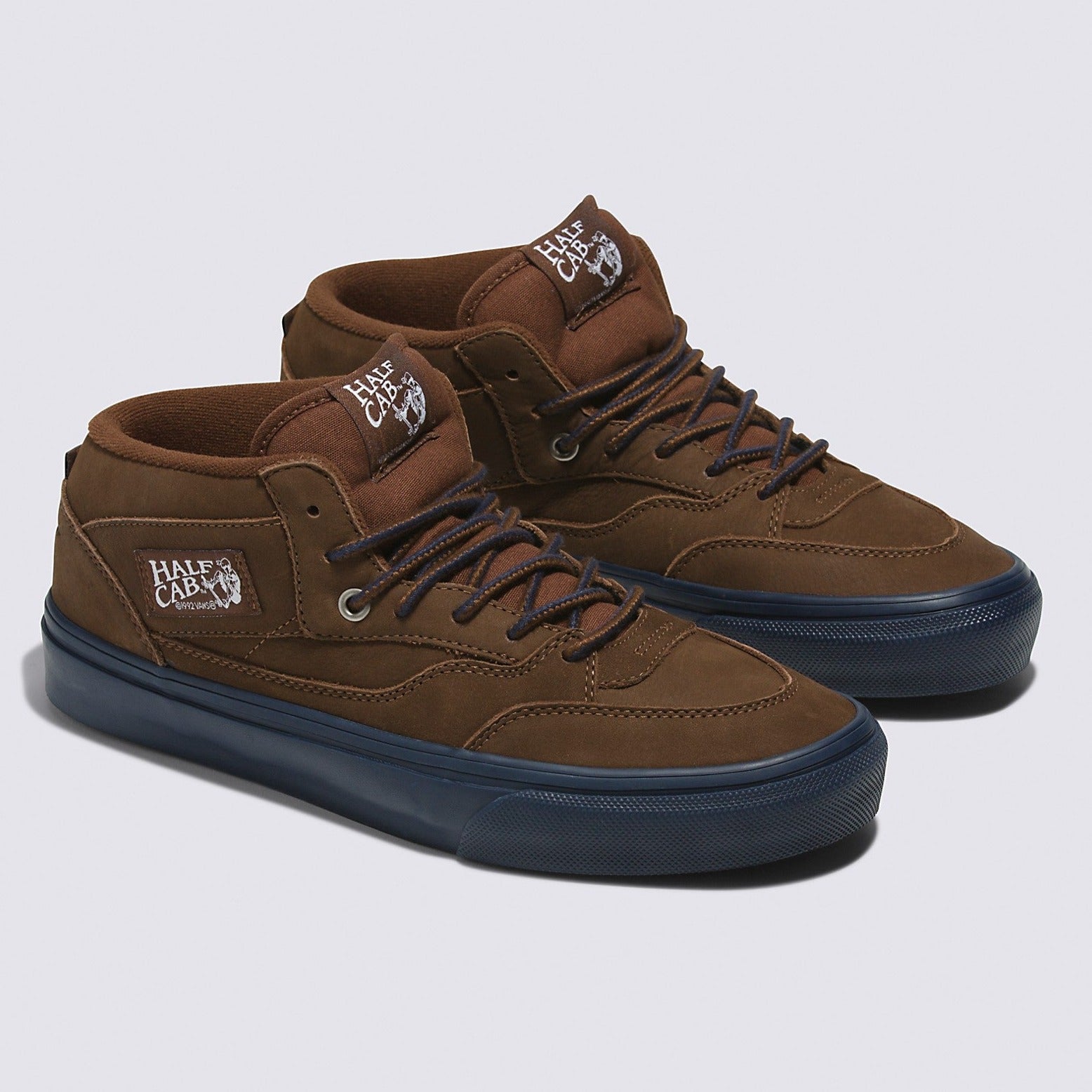 Vans Skate '92 Half Cab x Nick Michel Skateboard Shoe - Brown/Navy
