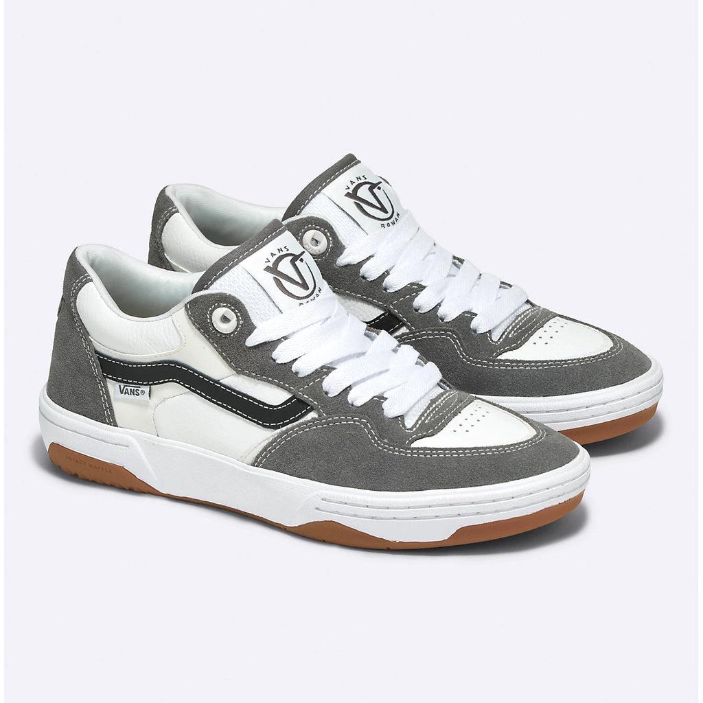 Vans Rowan 2 Skateboard Shoe - Grey/White – Exodus Ride Shop