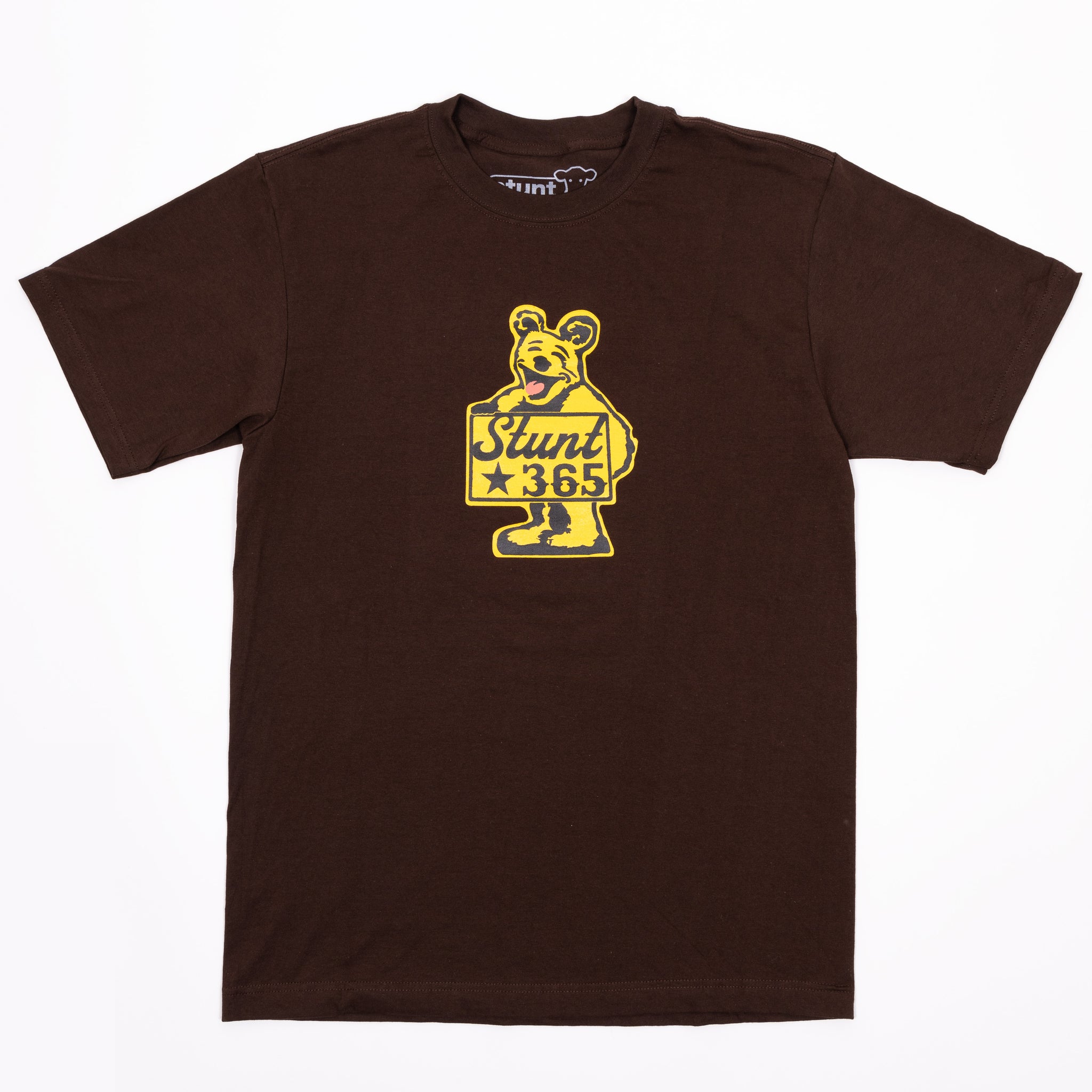 Stunt Gold Bear Tee - Brown