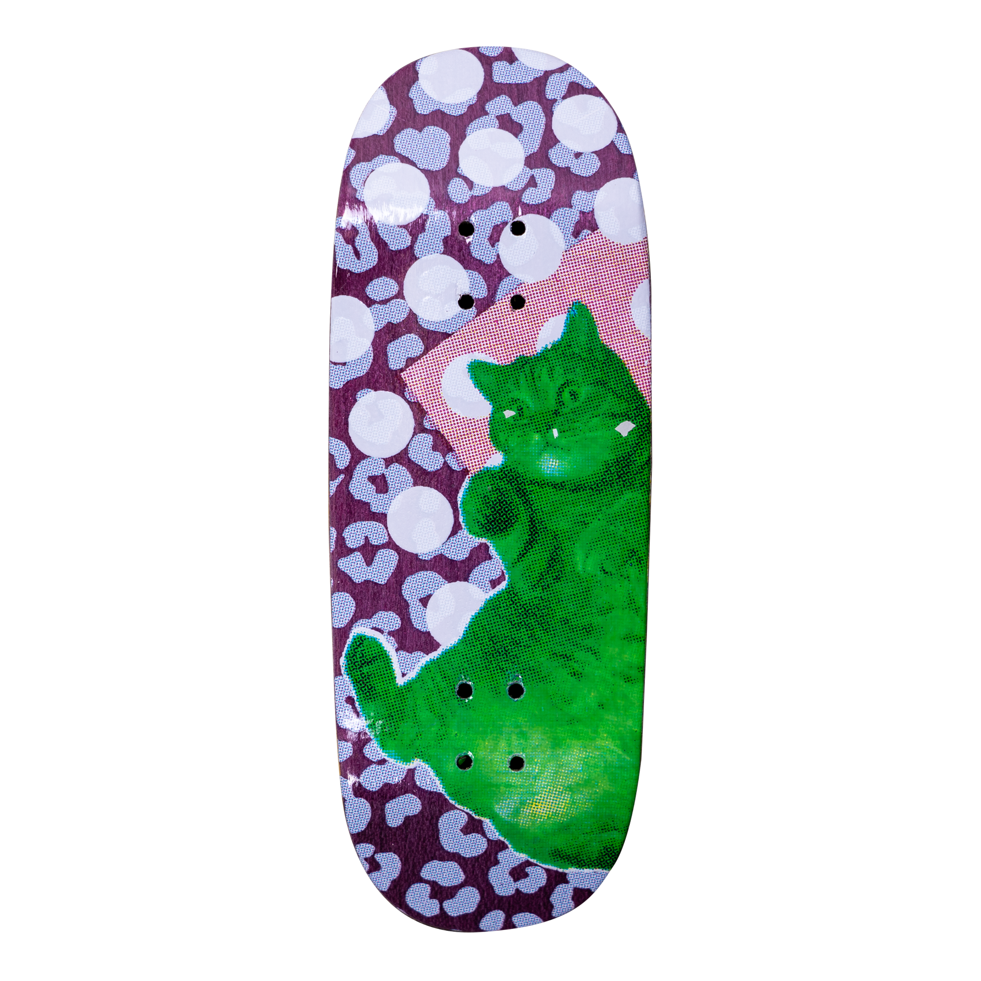 DK Cats Fingerboard Deck - Street Shape(Assorted Stains)