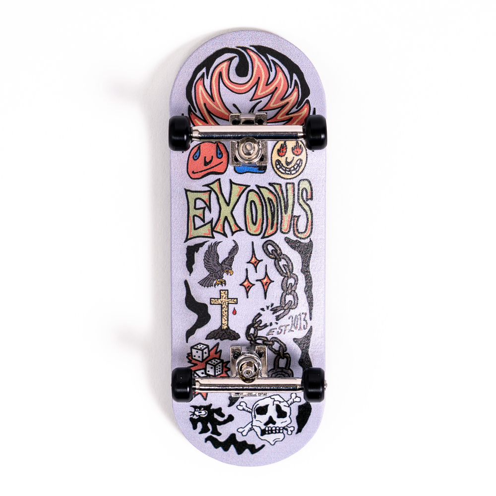 Exodus Deep Concave Sketchy Complete Fingerboard