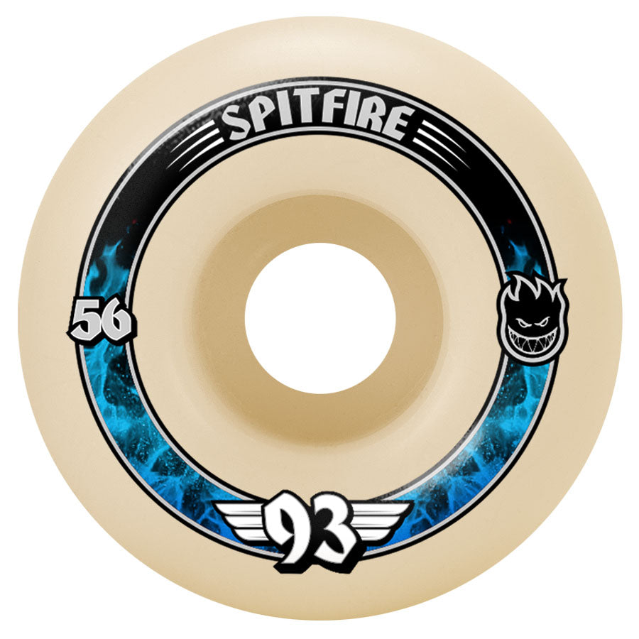 Spitfire Formula Four 93D Radials Skateboard Wheels - Natural
