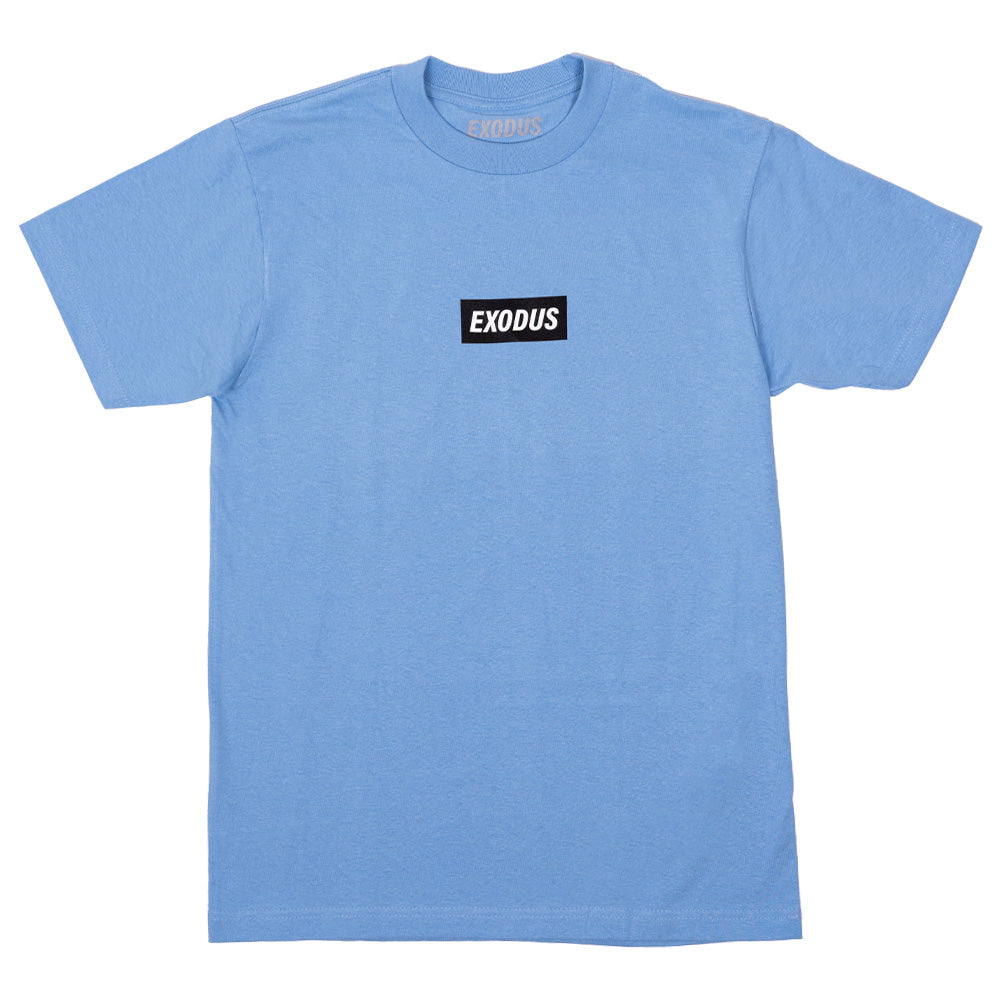 Exodus Box Logo Tee - Sky Blue