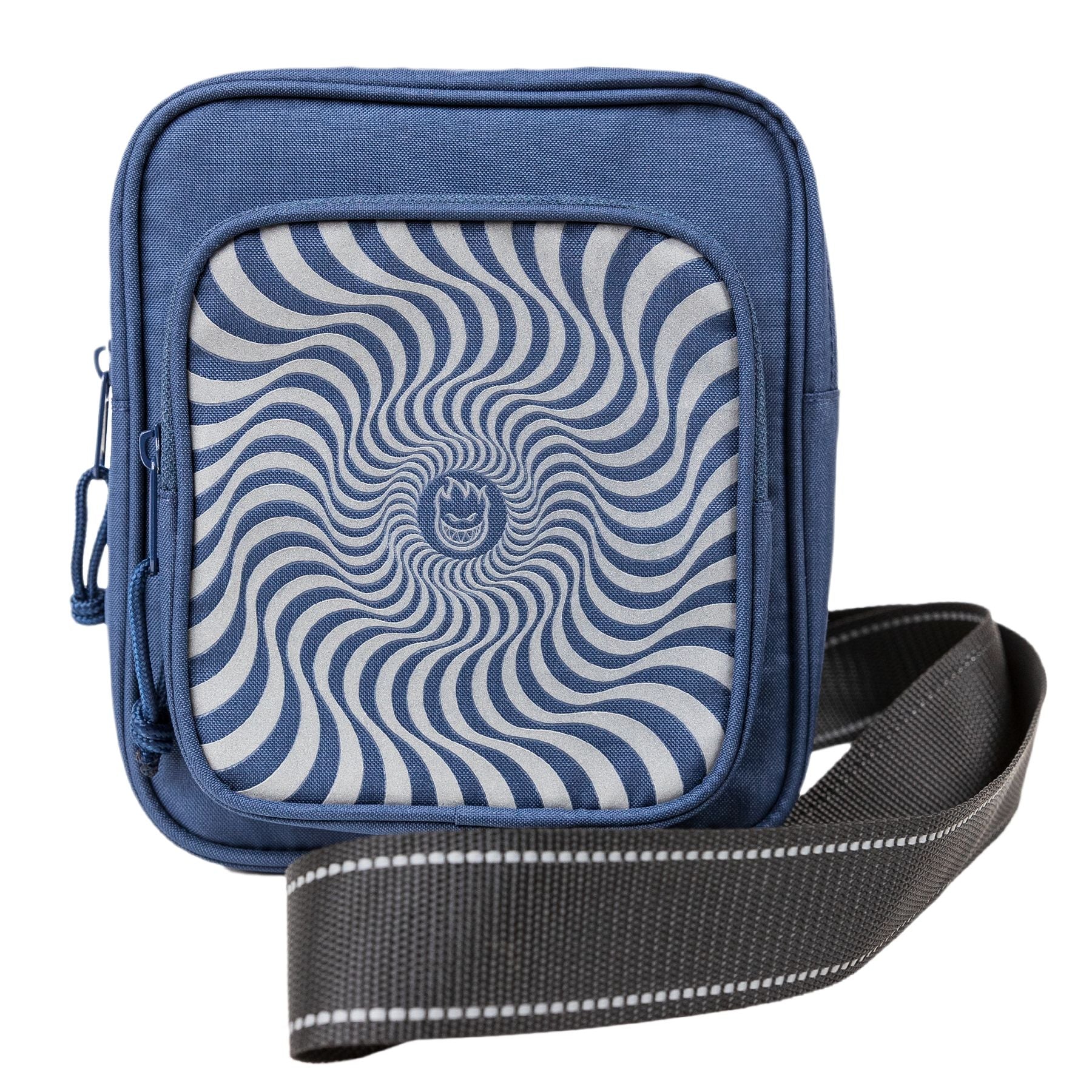 Spitfire Bighead Crossbody Bag - Navy/Orange/Reflective