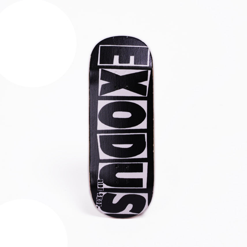 Exodus x DK Brand Logo Fingerboard Deck - Black