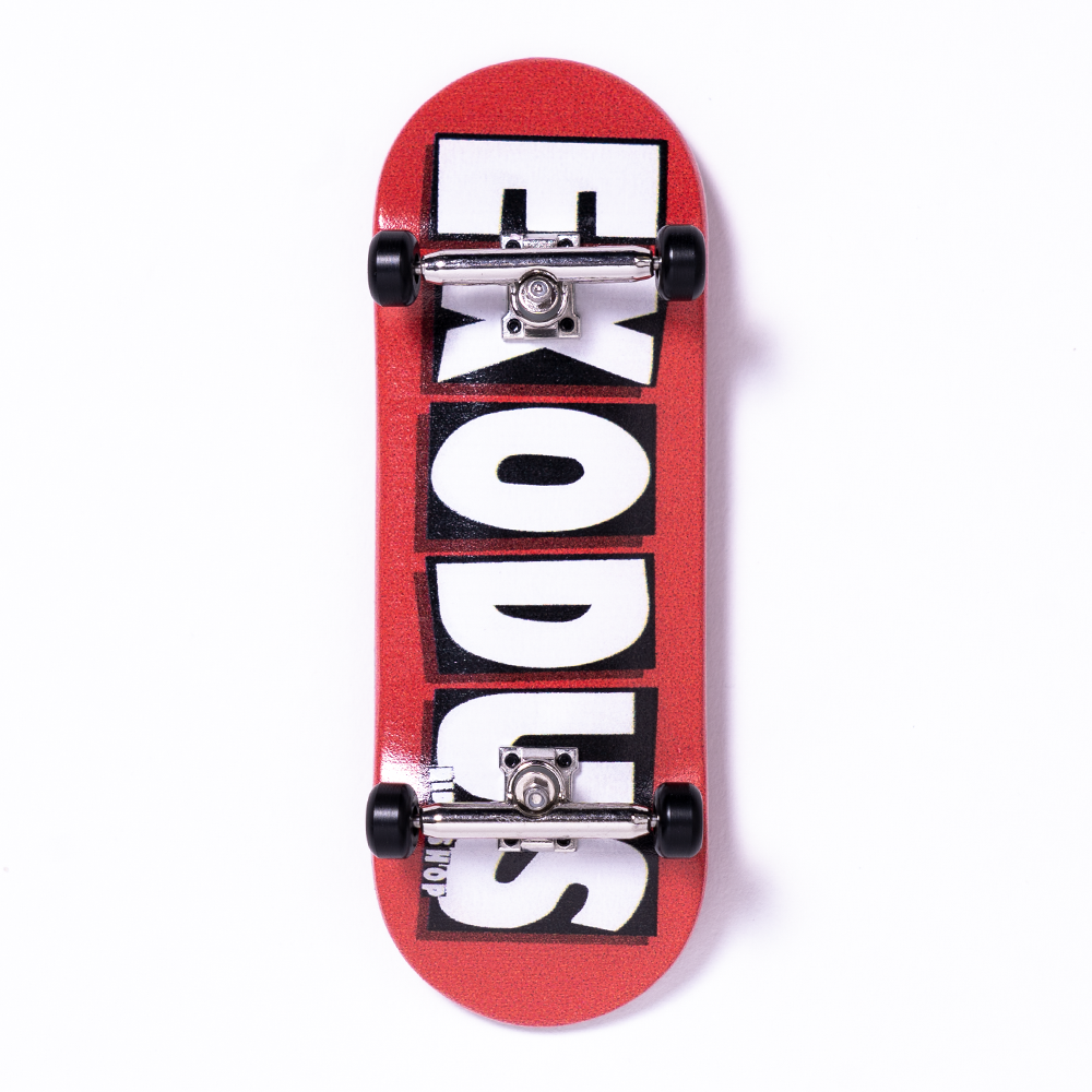 Exodus Deep Concave Brand Logo Complete Fingerboard