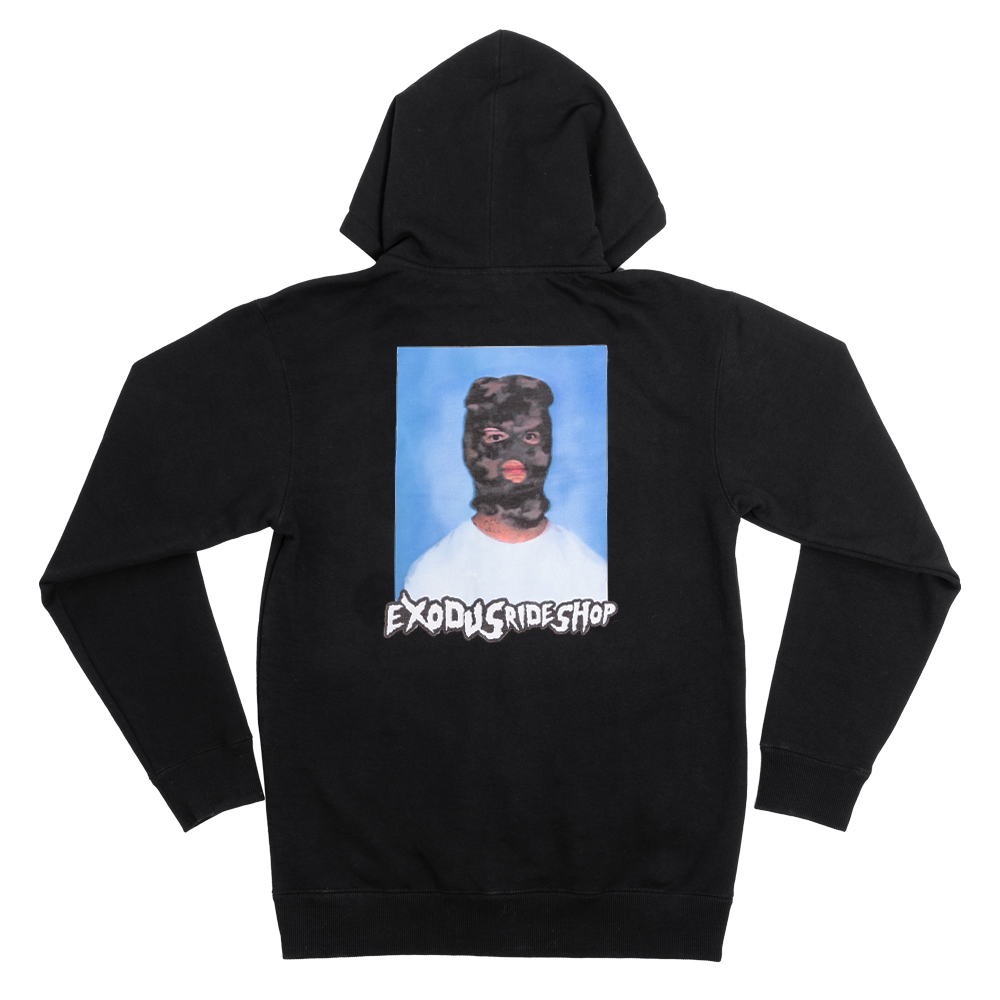 Exodus Ski Mask Heavyweight Zip Hoodie - Black