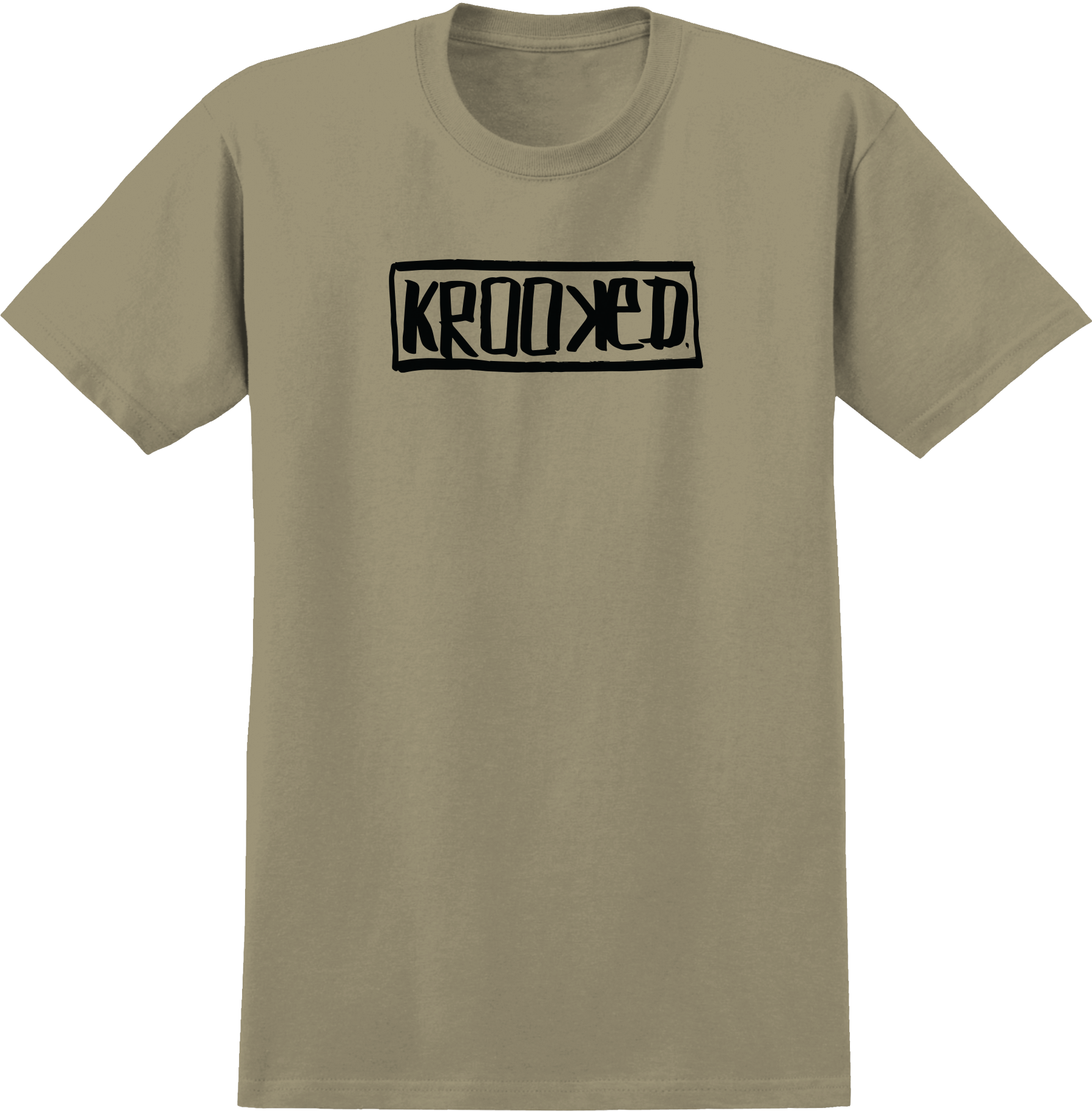 Krooked Box Tee - Sand/Black