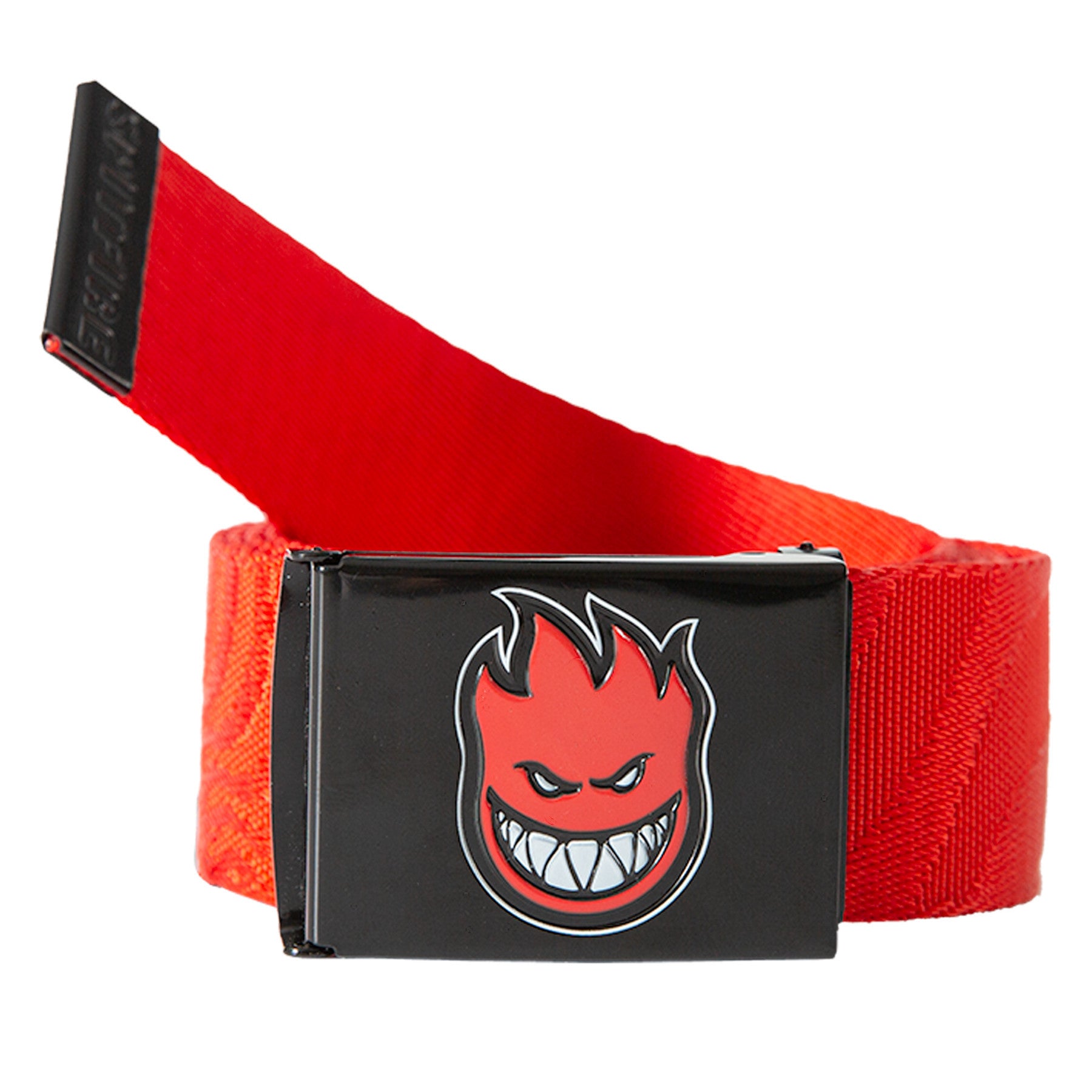 Spitfire Bighead Jacquard Swirl Web Belt - Red