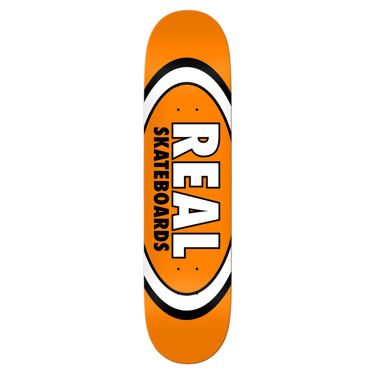 orange skateboard deck