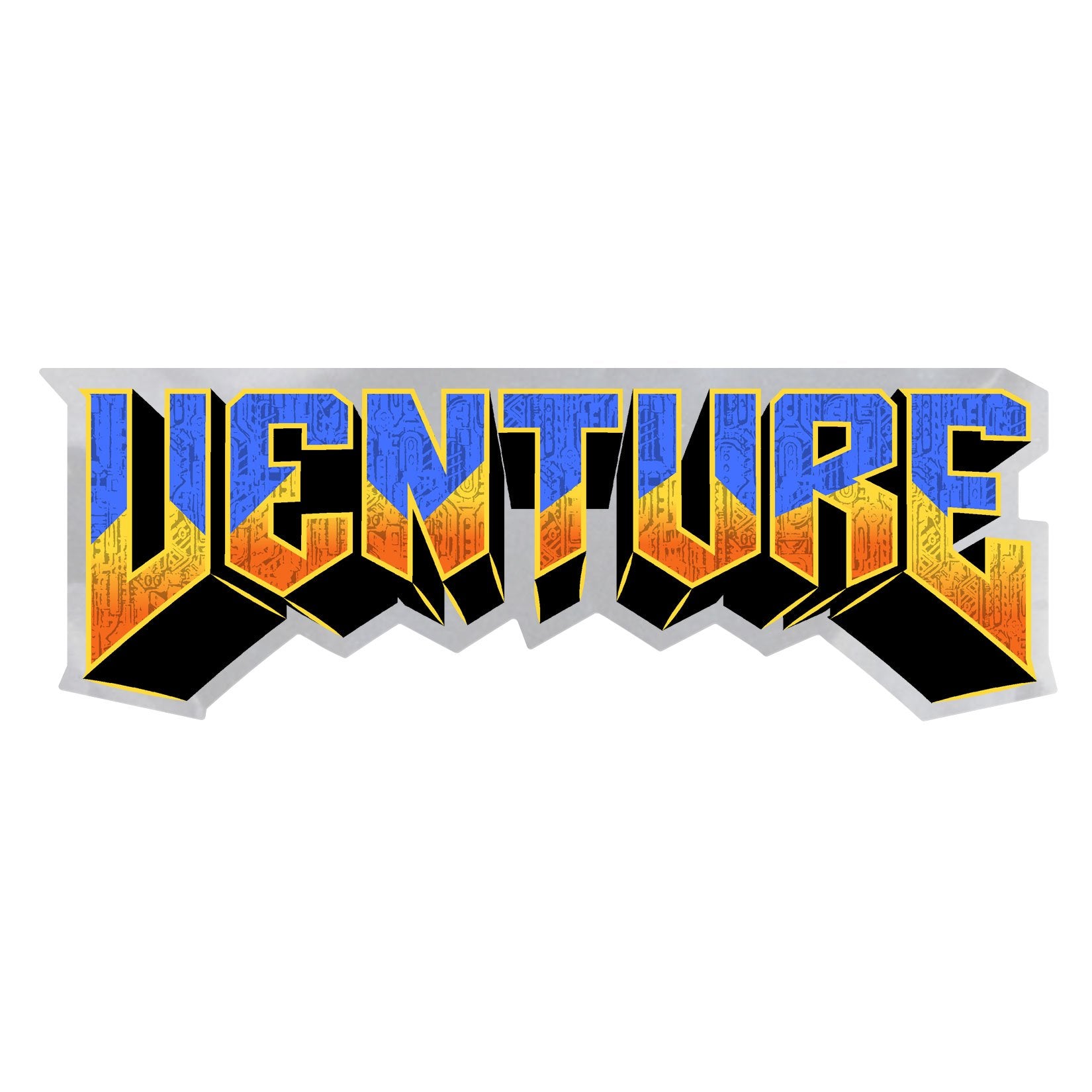 Venture Trucks Doom Skateboard Sticker - Medium